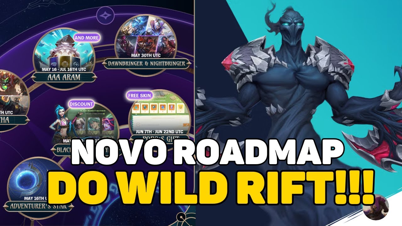 NOVO ROADMAP DO WILD RIFT - YouTube