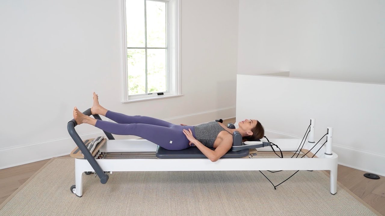 Pilates Footwork on the Reformer - YouTube