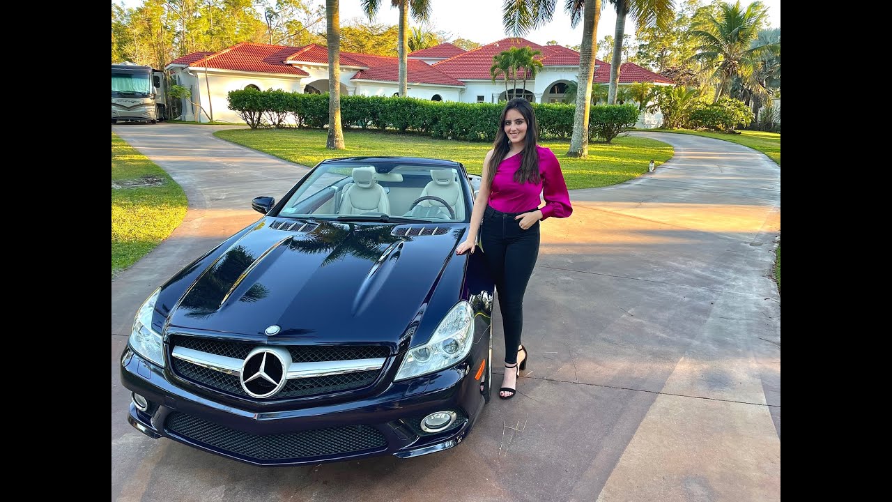 2009 Mercedes-Benz SL550, Capri Blue, Stone Leather, For sale by www ...
