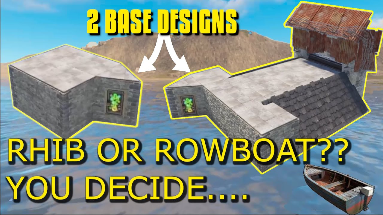 Rust Rowboat and Rhib base | Duo trio | boat base 2022 | - YouTube
