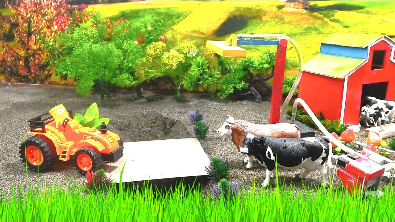 Top the most creative DIY miniature Farm Diorama | Farm House For Cow ...