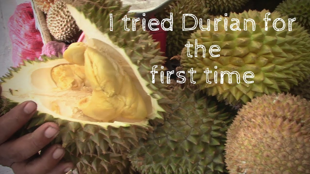 Trying Durian for the First Time - YouTube