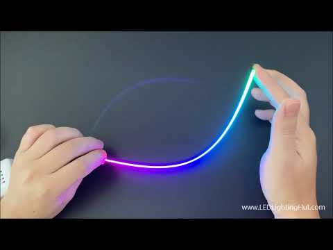 LEDLightingHut Ultra Slim WS2812C 2020 Digital RGB Car Decor LED Strip