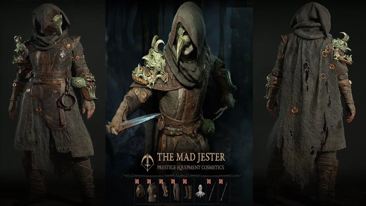 Rogue Armor The Mad Jester! | Diablo 4 Transmog Showcase! - YouTube
