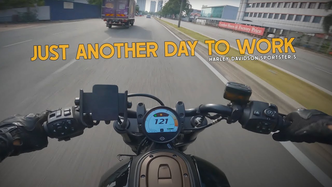 Light Moderate Traffic to Work | Harley Davidson Sportster S | Pure ...