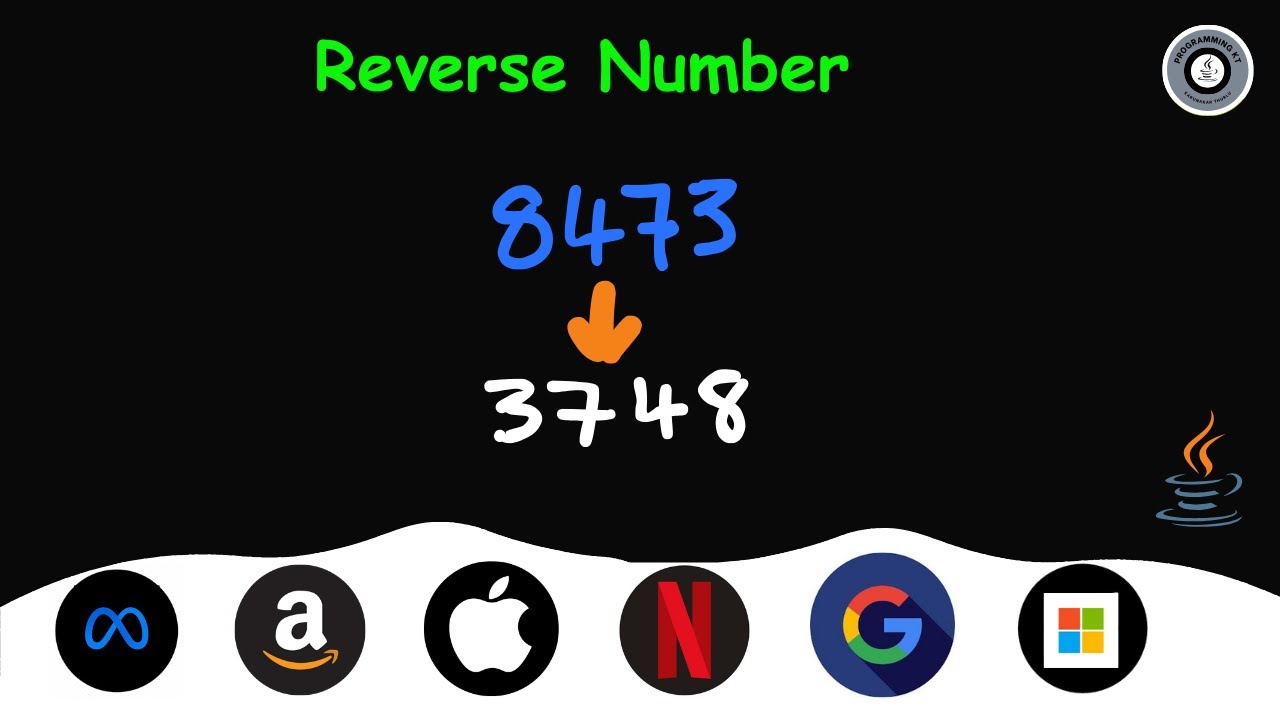 🚀 Reverse number program in java - YouTube