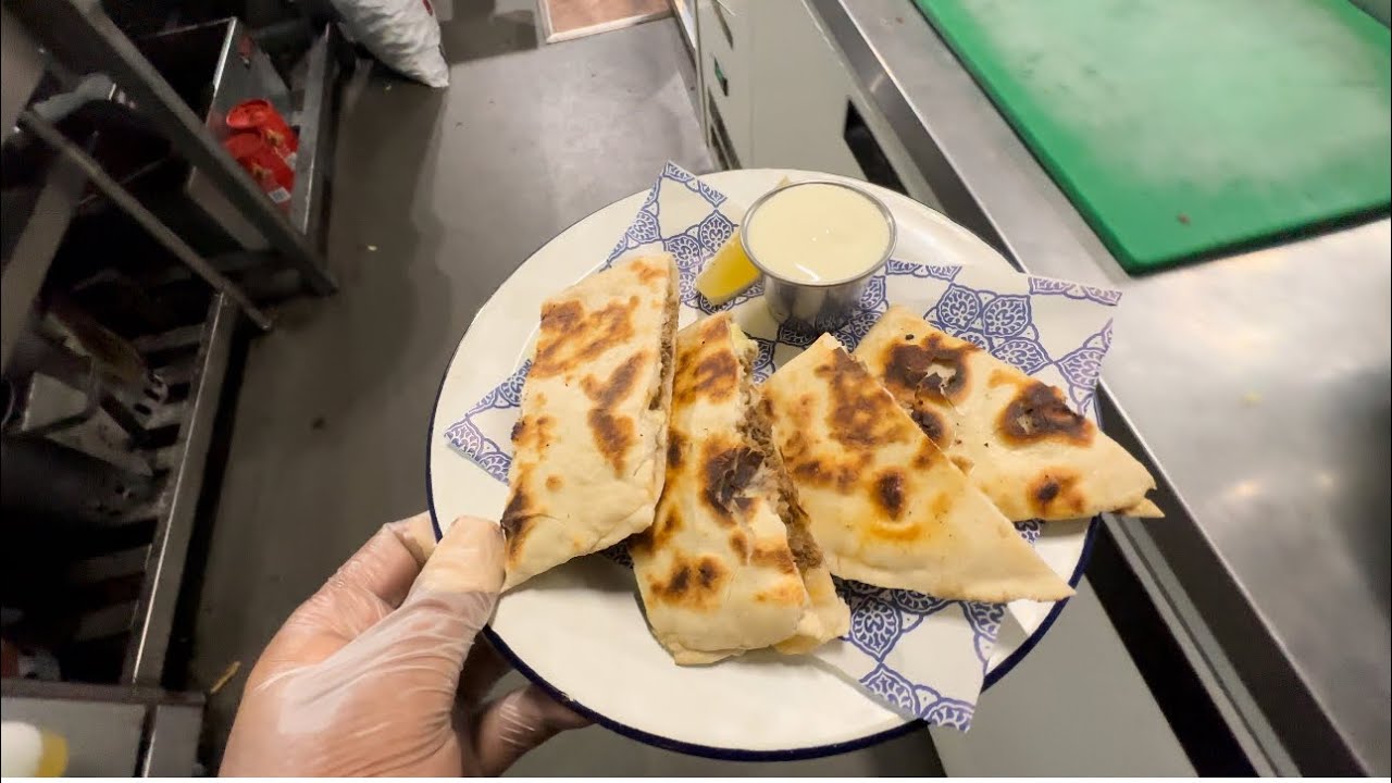 Launceston famous Turkish Tukka special dish Lamb and Feta Gozleme ...