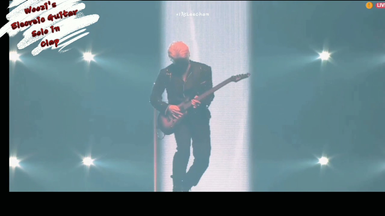 [SEVENTEEN] WOOZI's Electric Guitar Solo in Clap - YouTube