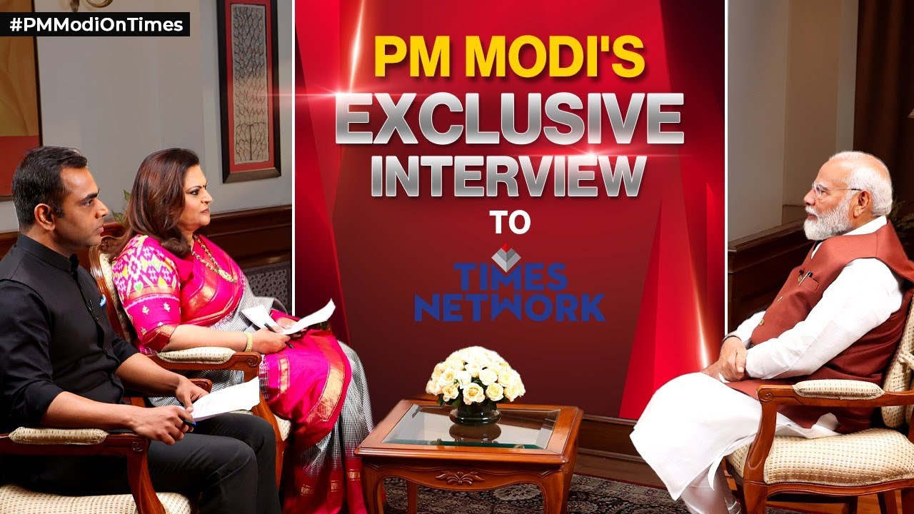 PM Modi Interview LIVE | Prime Minister Narendra Modi's Mega Exclusive ...