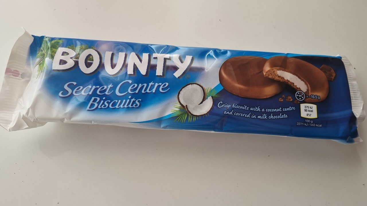 Bounty Secret Centre Biscuits Unboxing 2023 - YouTube