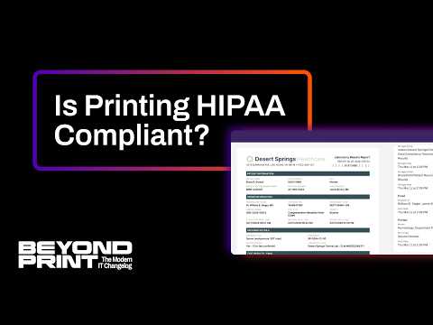 Why Hospital Print Is a HIPAA Risk — and an AI Opportunity | Vasion