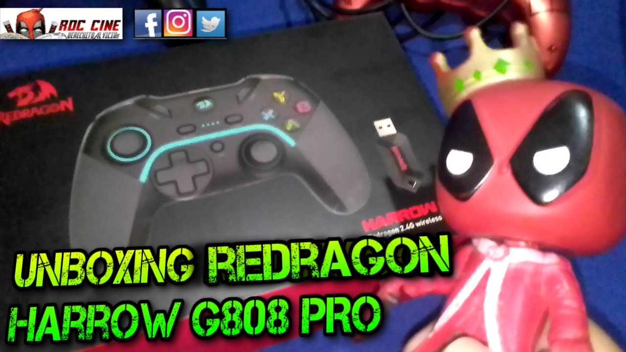 Unboxing Redragon Harrow G808 Pro | Probamos Su Nivel de Vicio ...