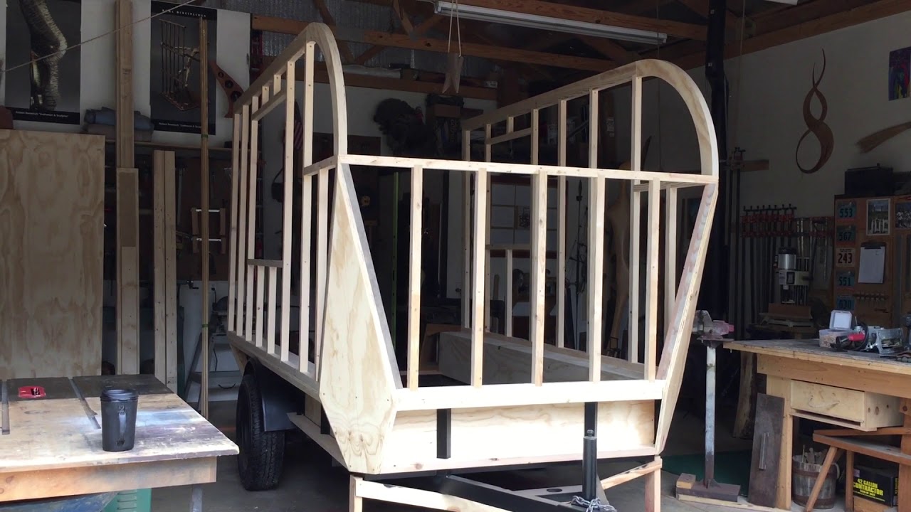 Camper caravan vardo conversion build - YouTube