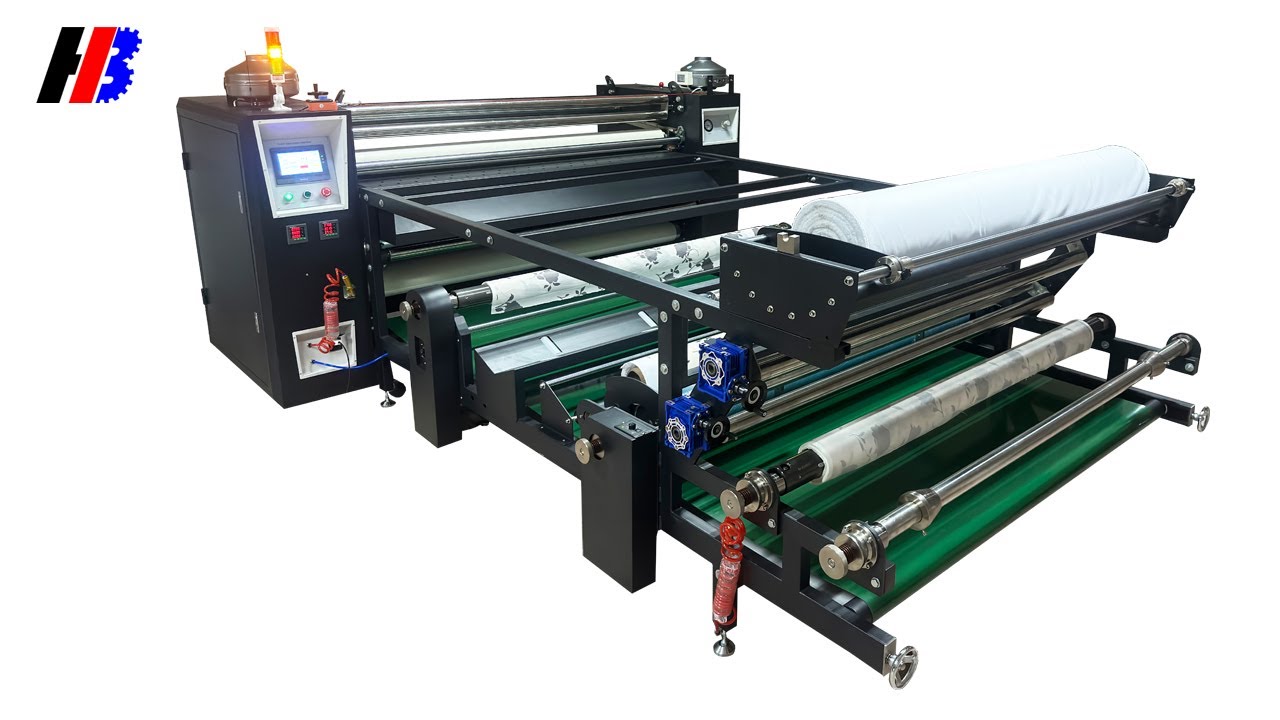 What is a rotary heat press machine? - YouTube