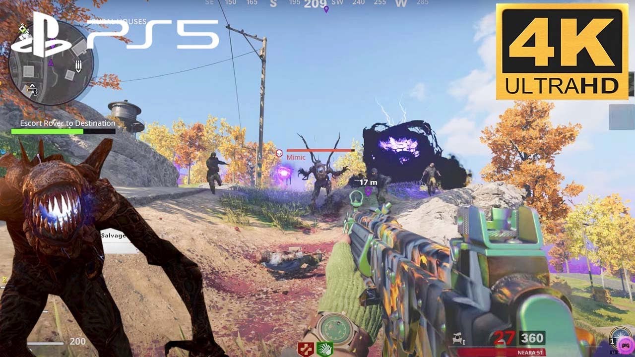 Black Ops Cold War Zombies Outbreak PS5 4K Gameplay (No Commentary ...