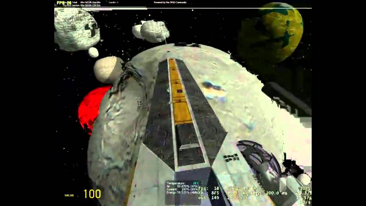 Garry's Mod Spacebuild a Moon destroys a SpaceStation! - YouTube