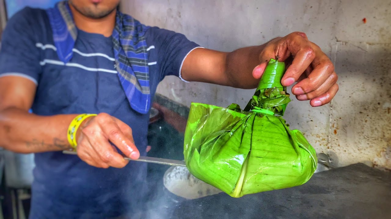 Parotta made in Banana Leaf | Traditional South Indian Dish | Indian ...