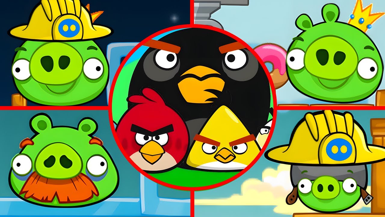 Angry BIrds Cut The Rope - All Bosses (Boss Fight) - YouTube