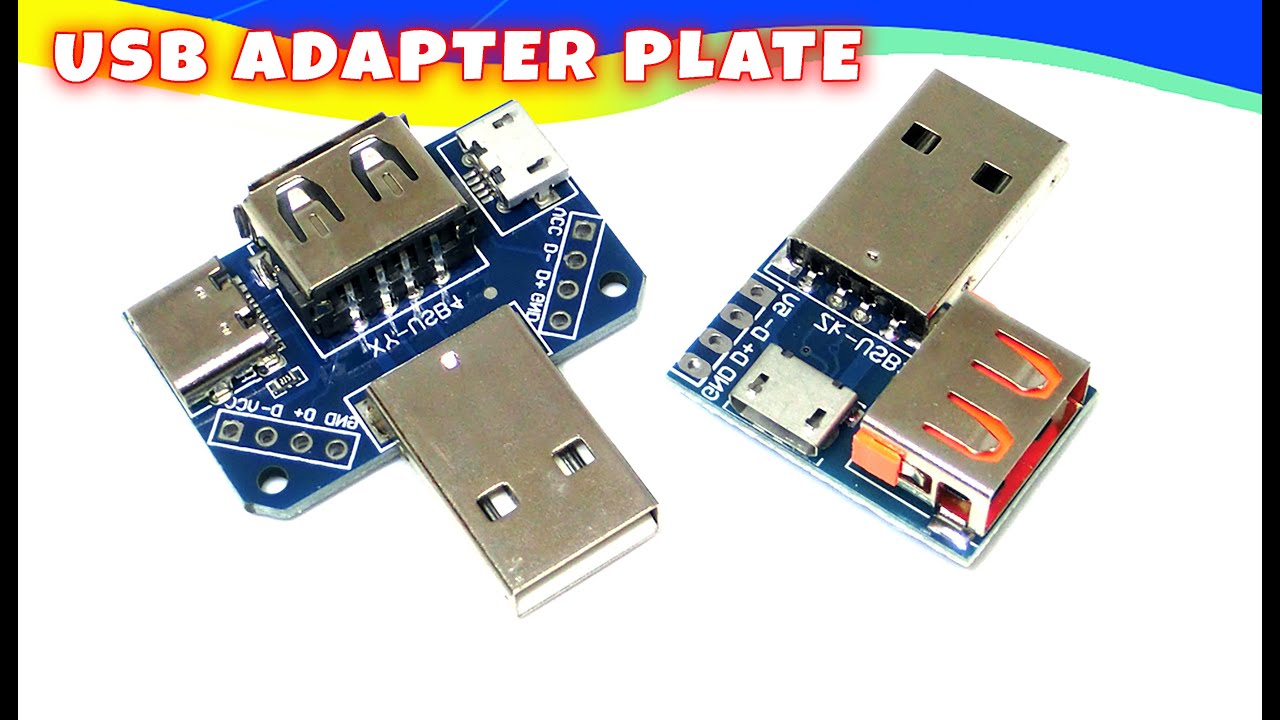 USB Head Switchboard || USB adapter Plate XY USB4 || USB Converter ...