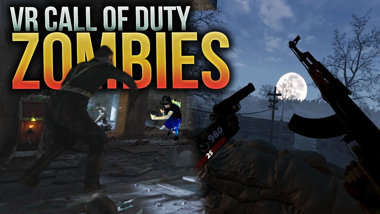 Playing Call of Duty Zombies in VR!? - YouTube