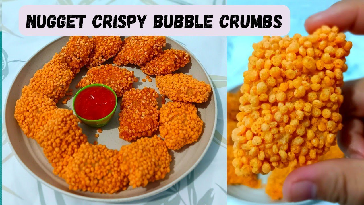 Resep NUGGET VIRAL ||NUGGET CRISPY BUBBLE CRUMBS|| CRISPY diluar JUICY ...