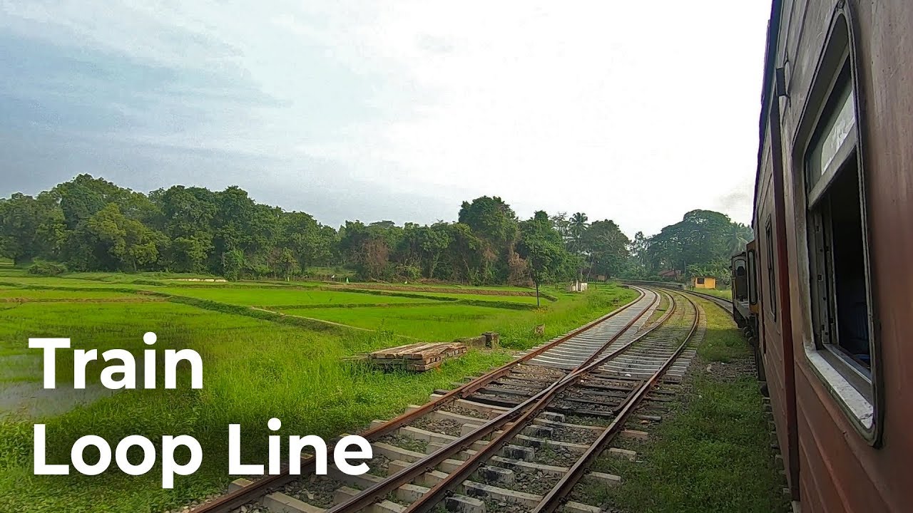 Setting Back and Coming to the Loop Line in Sri Lanka Railways - YouTube
