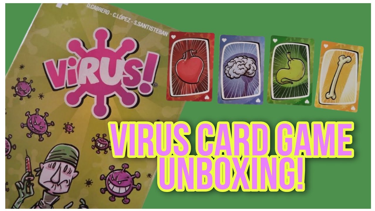 Unboxing Virus Card Games - YouTube