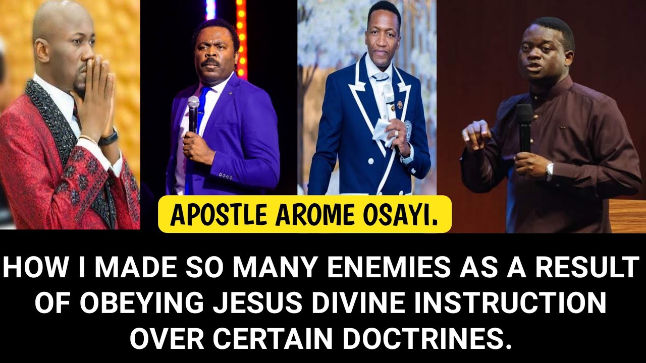 HOW I MADE SO MANY ENEMIES AS A RESULT OF OBEYING JESUS DIVINE ...