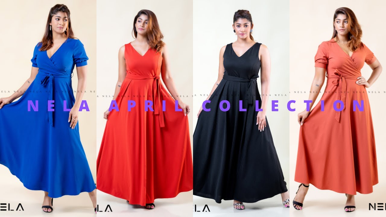 NELA APRIL COLLECTION | නවතම ගවුම් මෝස්‌තර | NAWATHAMA GAWUM MOSTHARA ...
