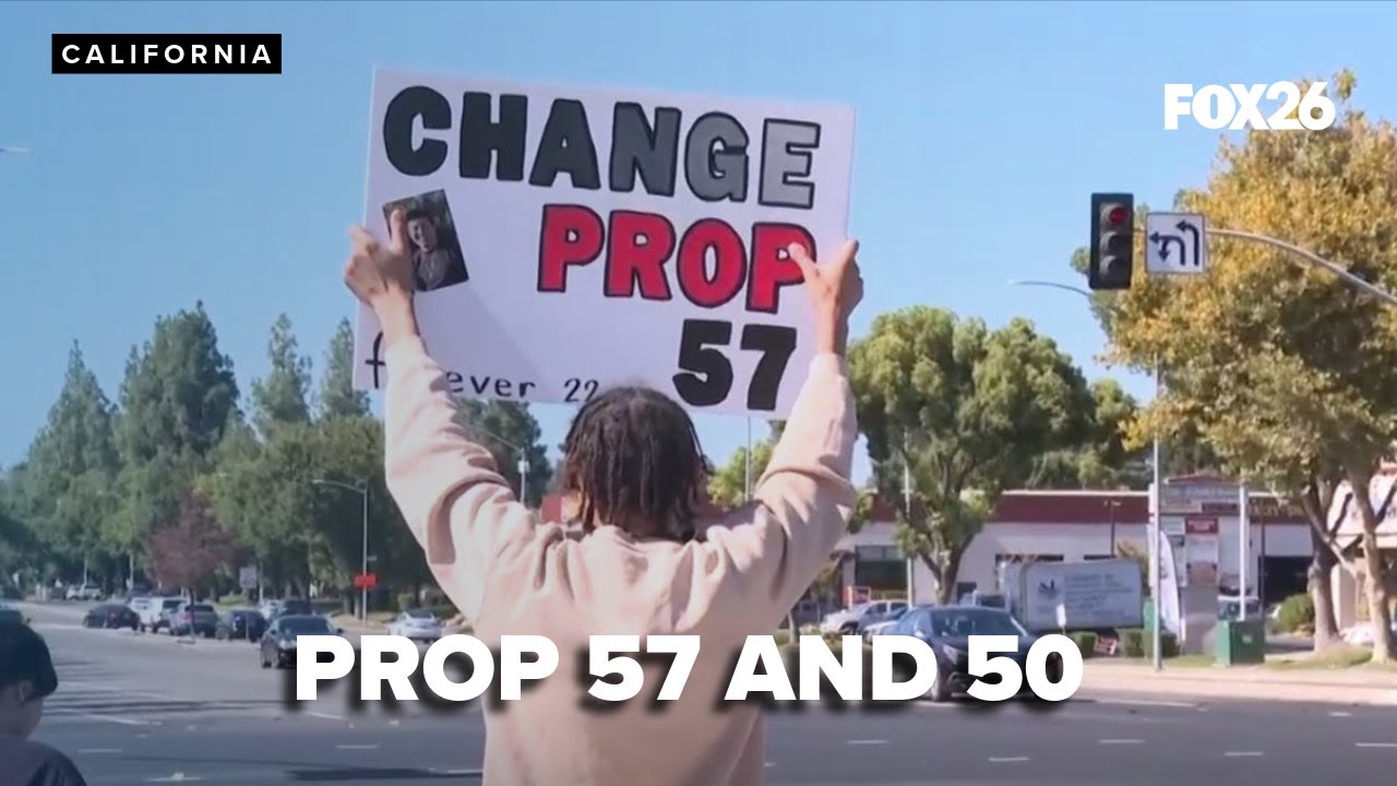 California speaks out about Prop 57 and Prop 50 - YouTube