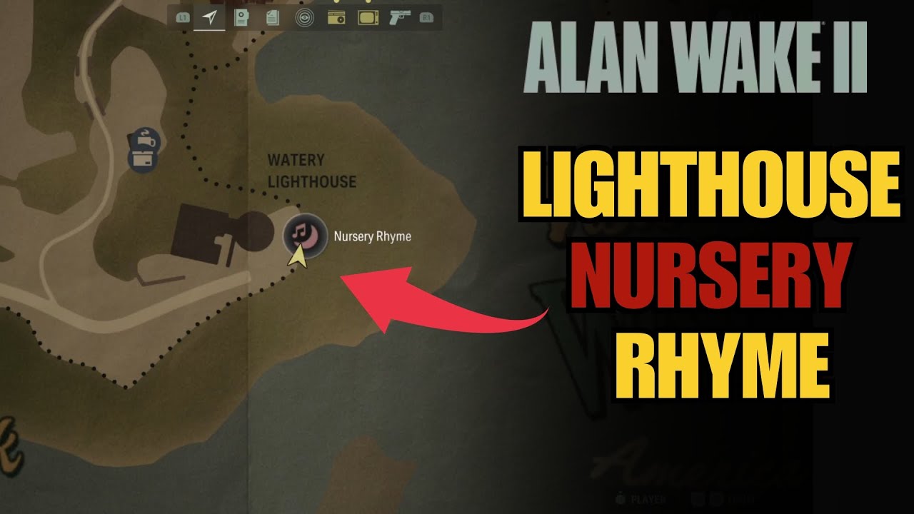 Alan Wake 2: Lighthouse Nursery Rhyme solution (Dolls & Charm Location) - YouTube