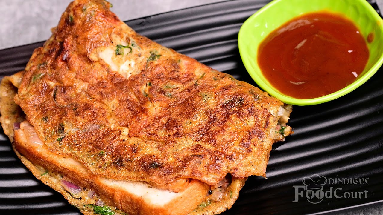 Bread Omelette/ Quick Breakfast Recipe - YouTube