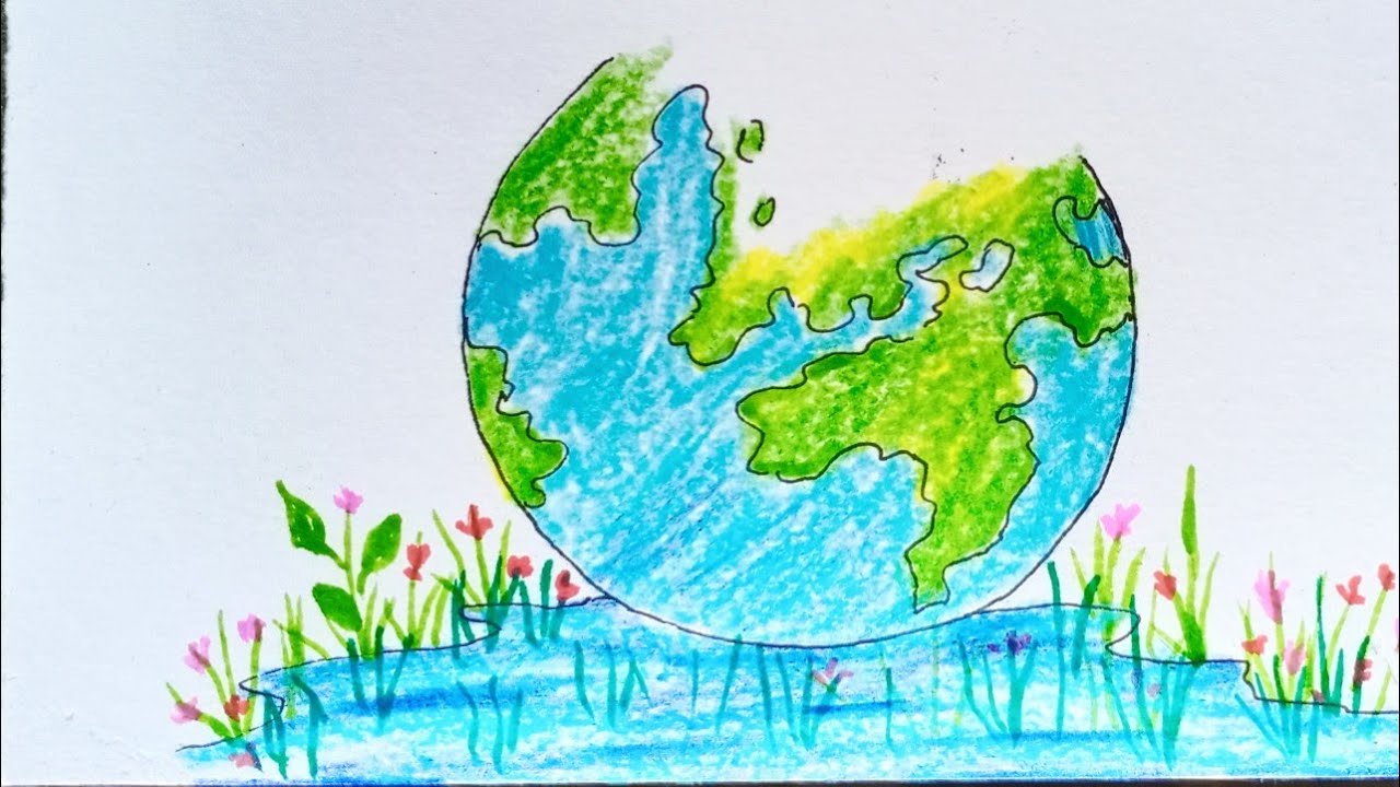 World Wetlands Day Drawing / Wetlands Day Drawing Easy / Wetlands Day ...