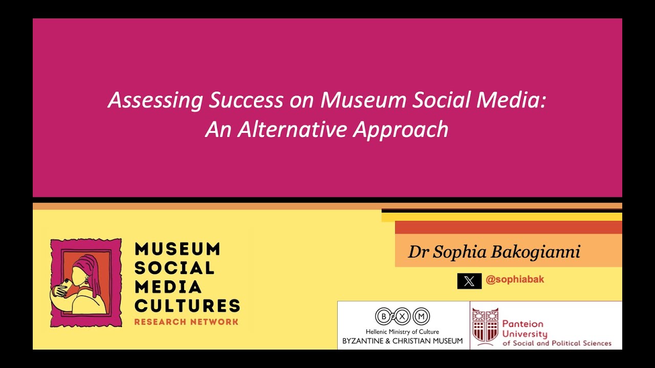Assessing Success on Museum Social Media: An Alternative Approach - YouTube