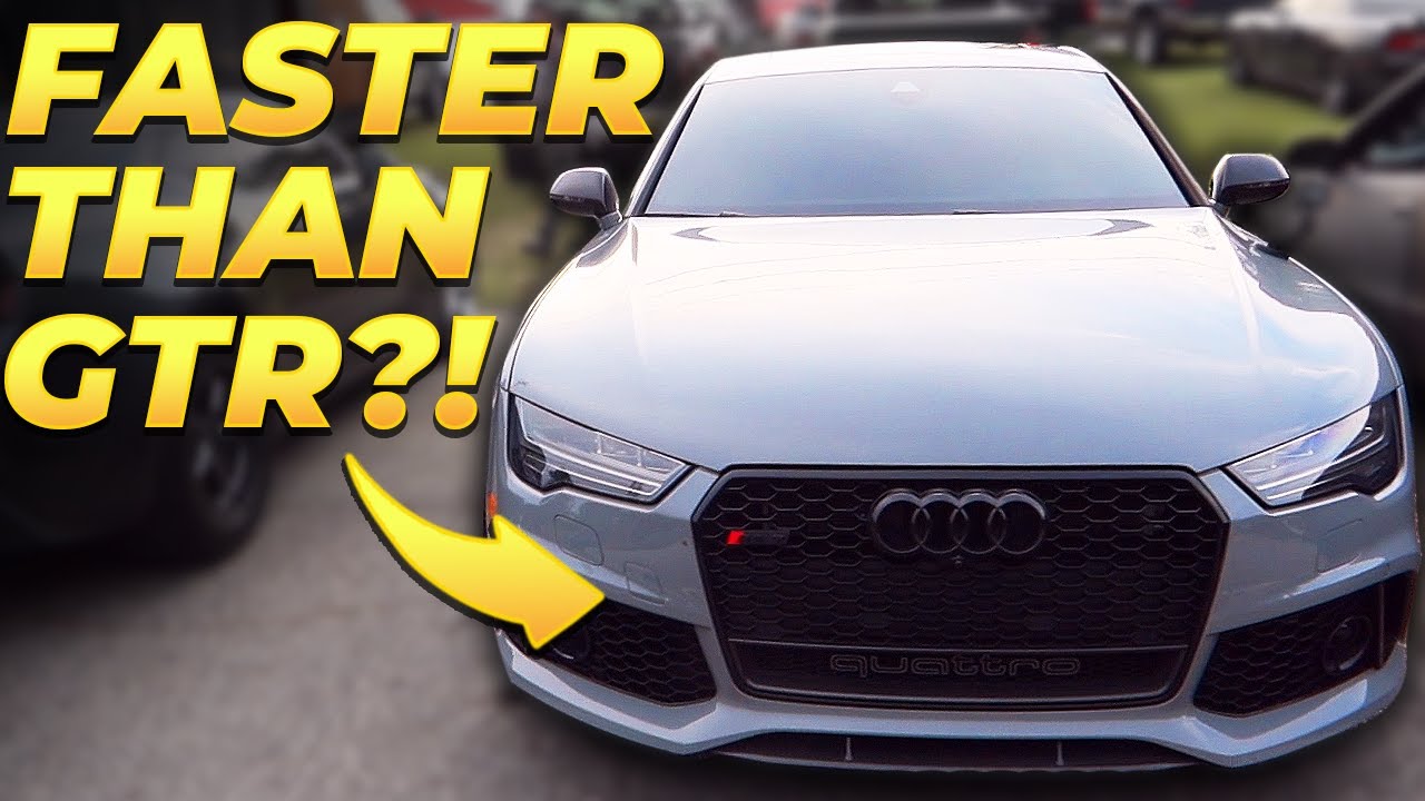 Drag Racing My Modified 2018 Audi RS7 on Flex Fuel! Faster Than My ...