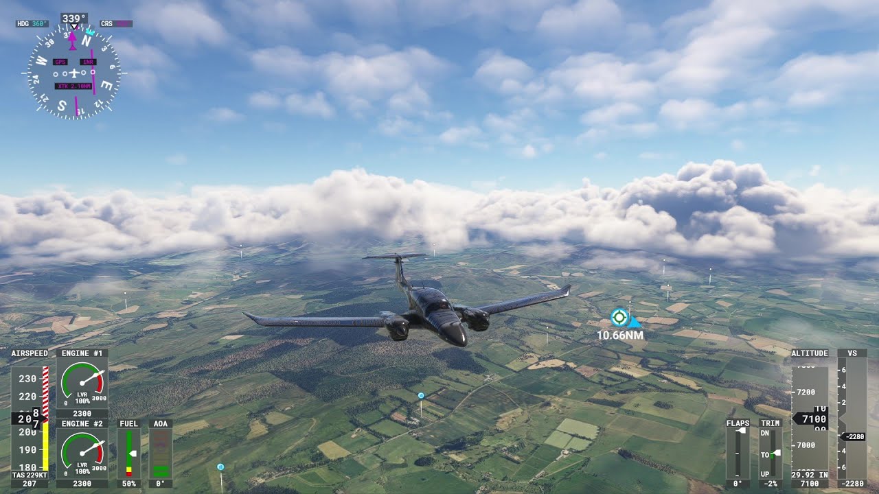 Flight Simulator - 5 HRS | เที่ยวบินสู่ Edinburgh (คิดถึง Horizon 4 ...