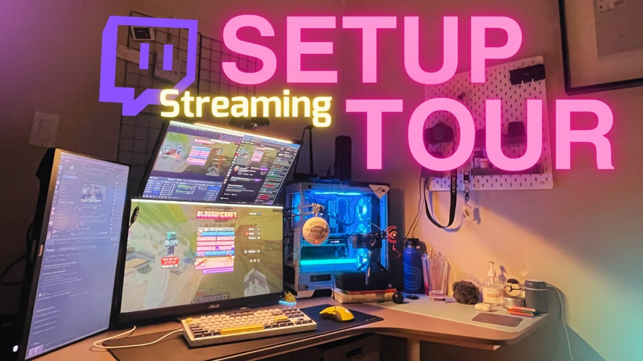 A Tour Of My Productive Twitch Streaming Setup - YouTube