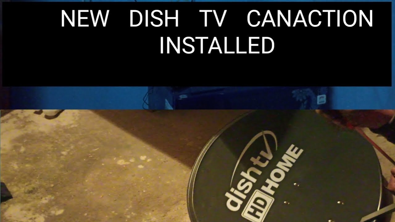 New Dish Tv Connection Installation #vlog#technology#dish #d2h - YouTube