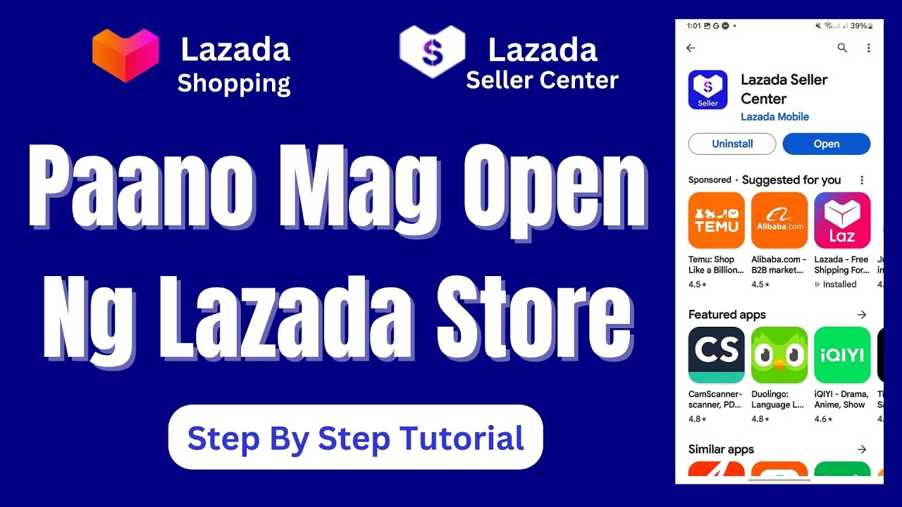 How To Open Lazada Store Step By Step Tutorial - YouTube