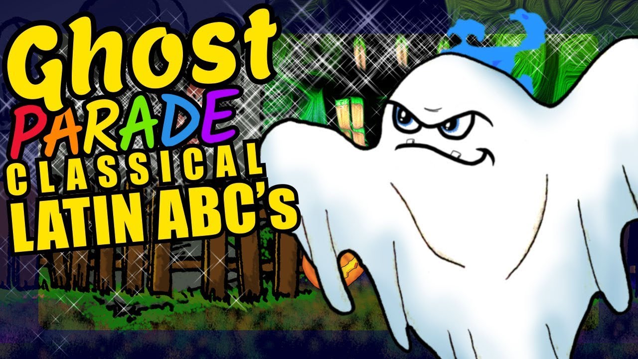 Halloween Ghost Teaching the Classical Latin Alphabet Educational ...