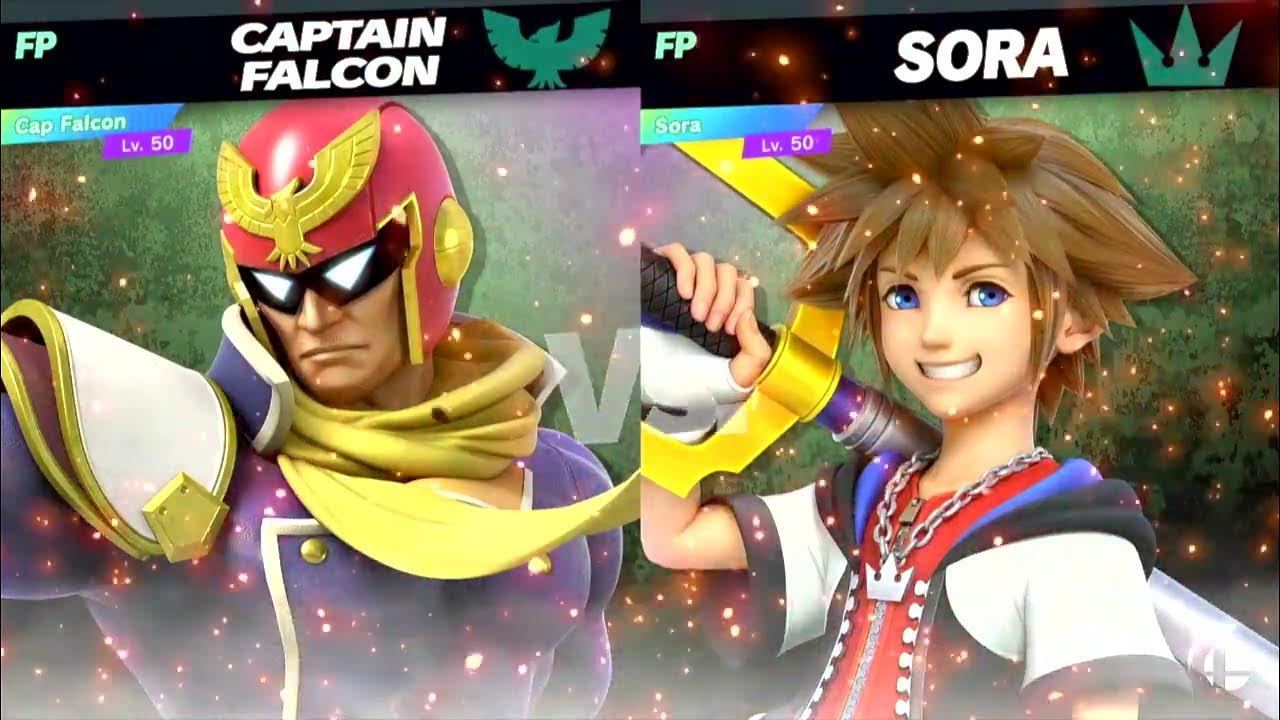Super Smash Bros Ultimate Amiibo Fights – Captain Falcon vs the World #89 Captain vs Sora - YouTube
