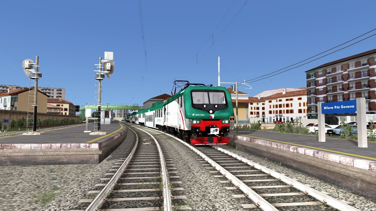 TRAIN SIMULATOR: MILANO PORTA GENOVA - MORTARA - YouTube