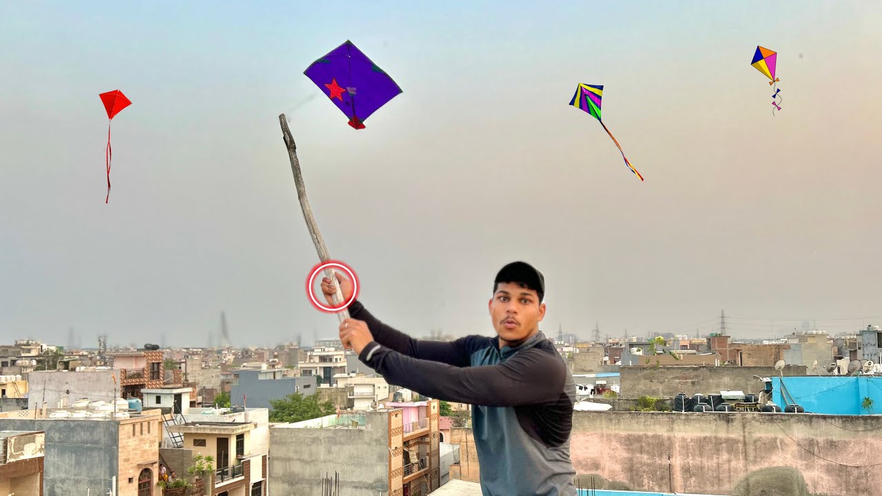 Caught Kite On Other Roof | Kite Catching | Kites | - YouTube