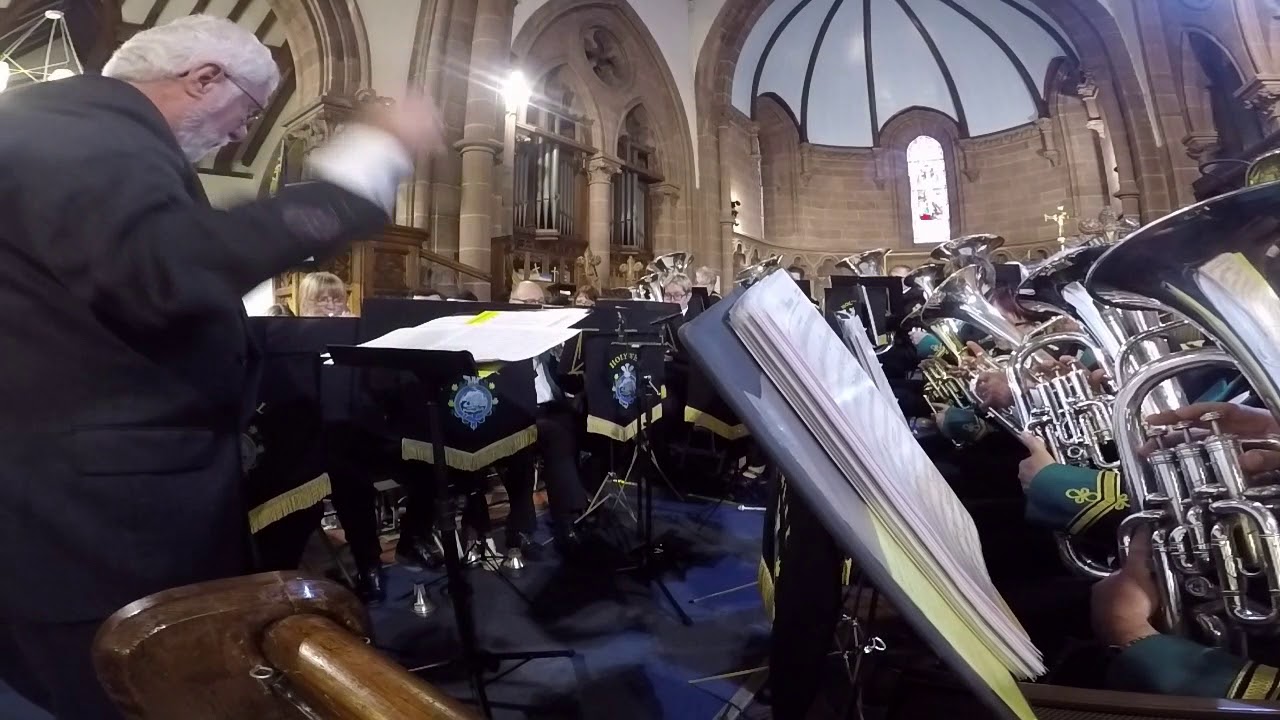 Holywell Brass Band at St Barnabas Bromborough 2018 - YouTube