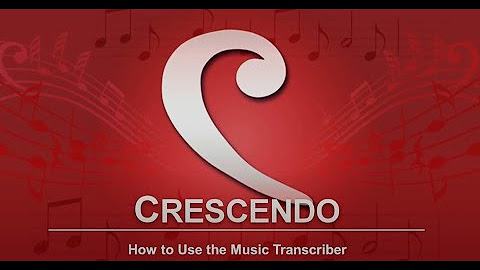 Crescendo Music Notation Tutorials - YouTube