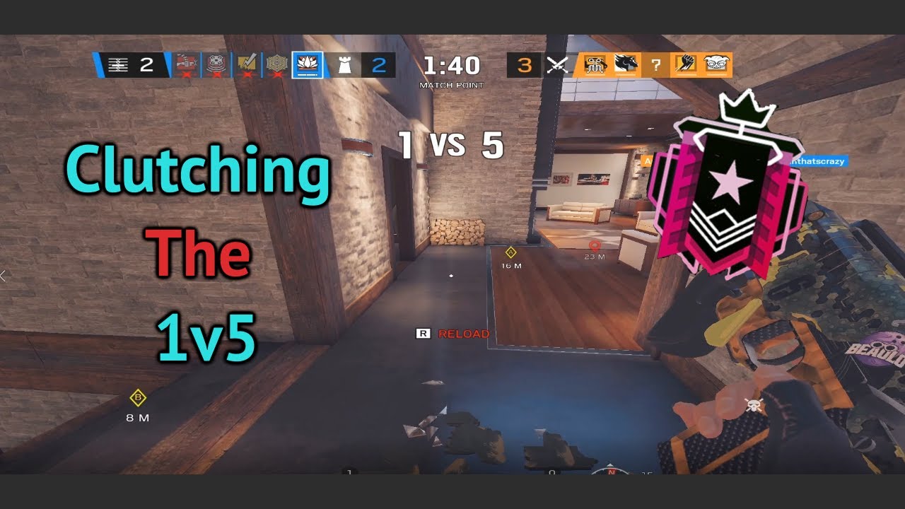 Clutching The 1v5? - Rainbow Six Siege - YouTube