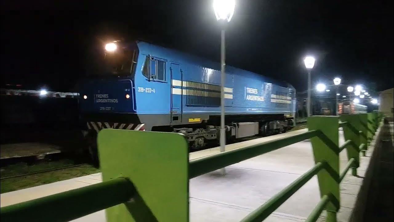 EMD GM J16 CW/AC 319-237-4 DE TRENES ARGENTINOS MANIOBRANDO EN LA ESTACIÓN LA BANDA (PARTE 1 ...