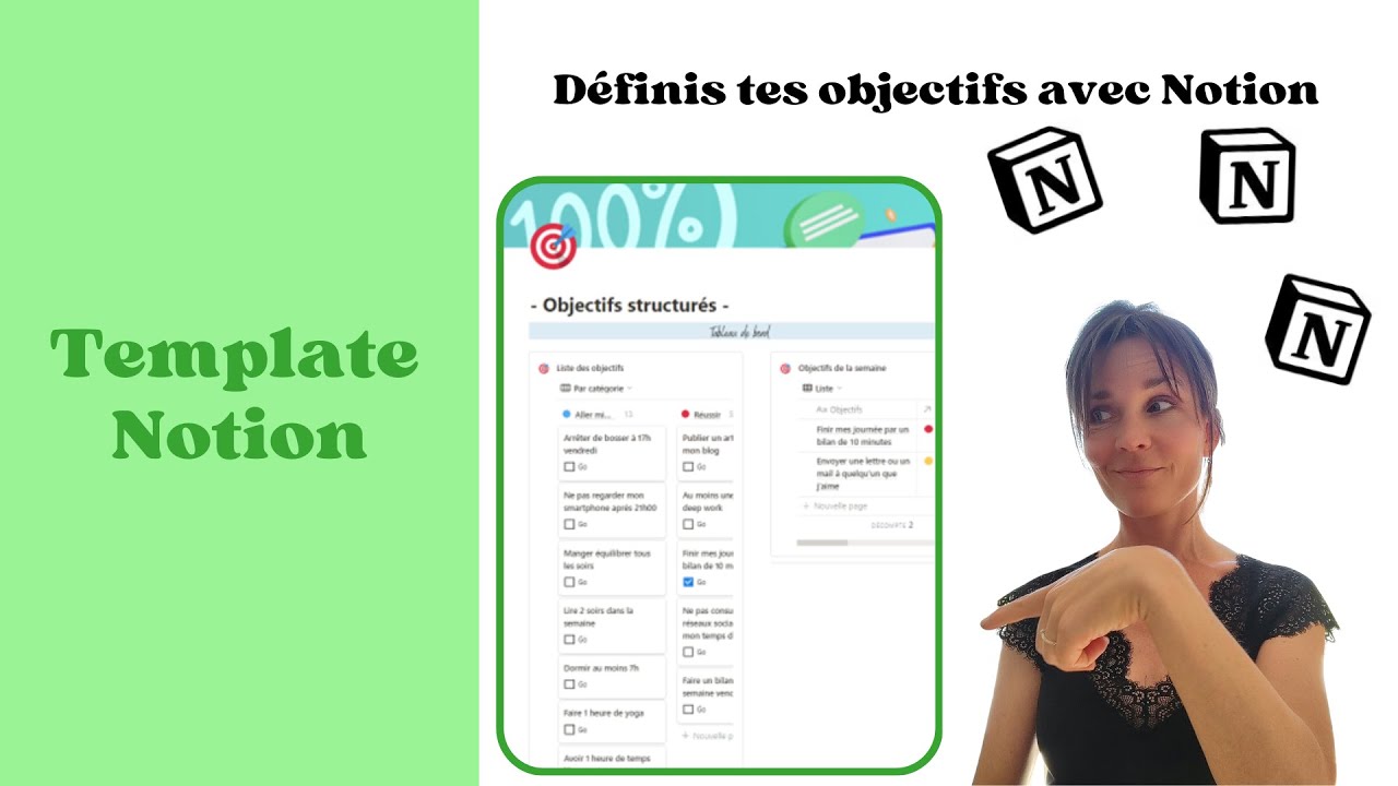 Template Notion : Objectifs structurés - YouTube