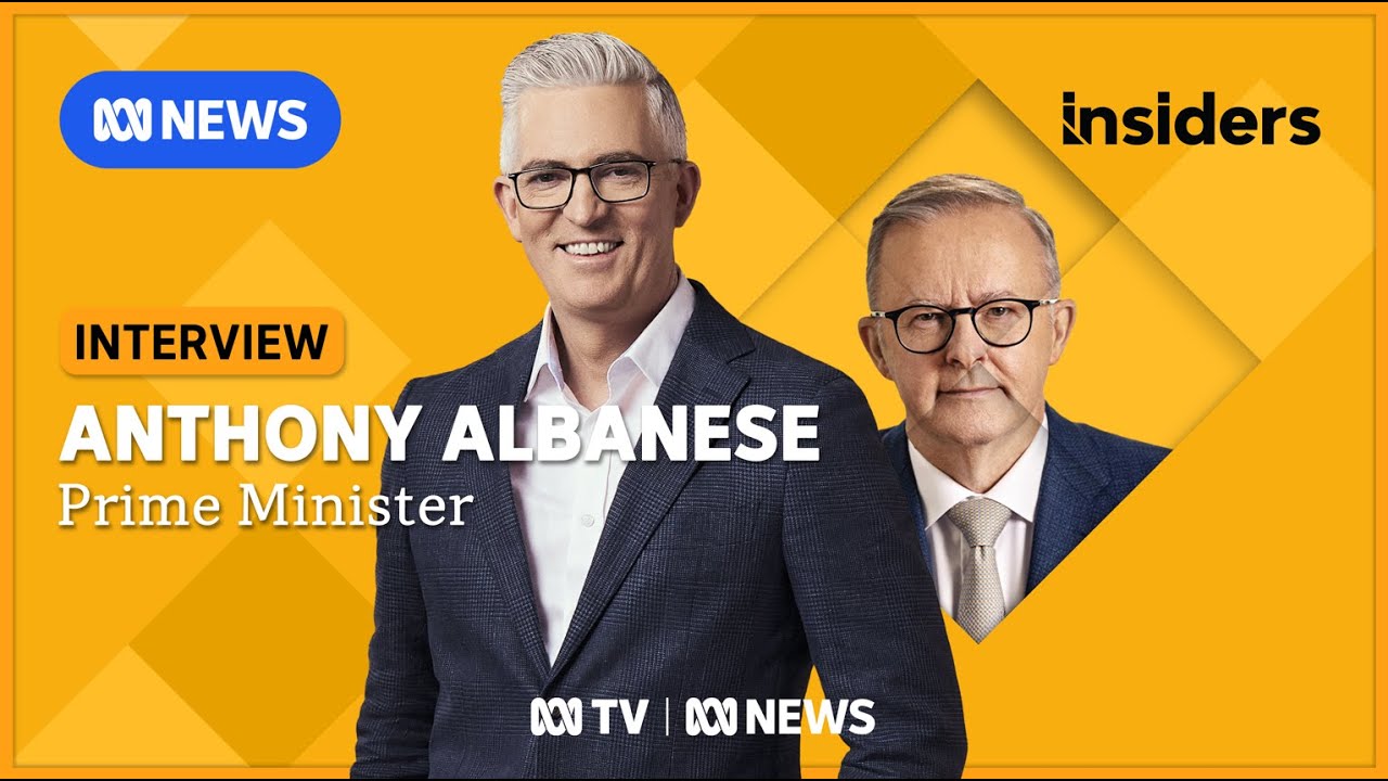 Prime Minister Anthony Albanese interviewed | Insiders | ABC NEWS - YouTube