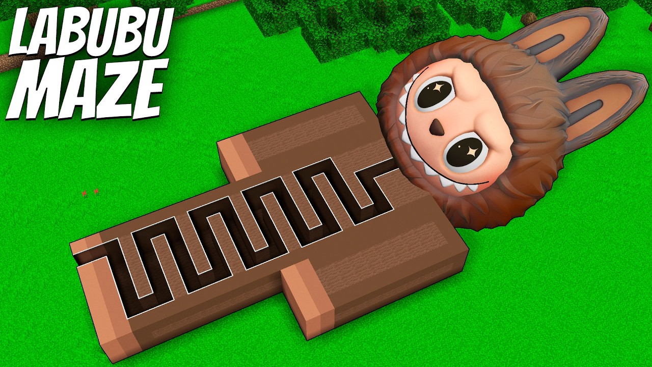 I found a SECRET LABUBU MAZE in Minecraft ! What's INSIDE the LABUBU ...